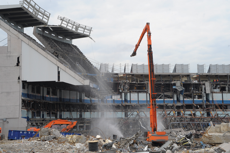 Old Yankee Stadium Demolition
